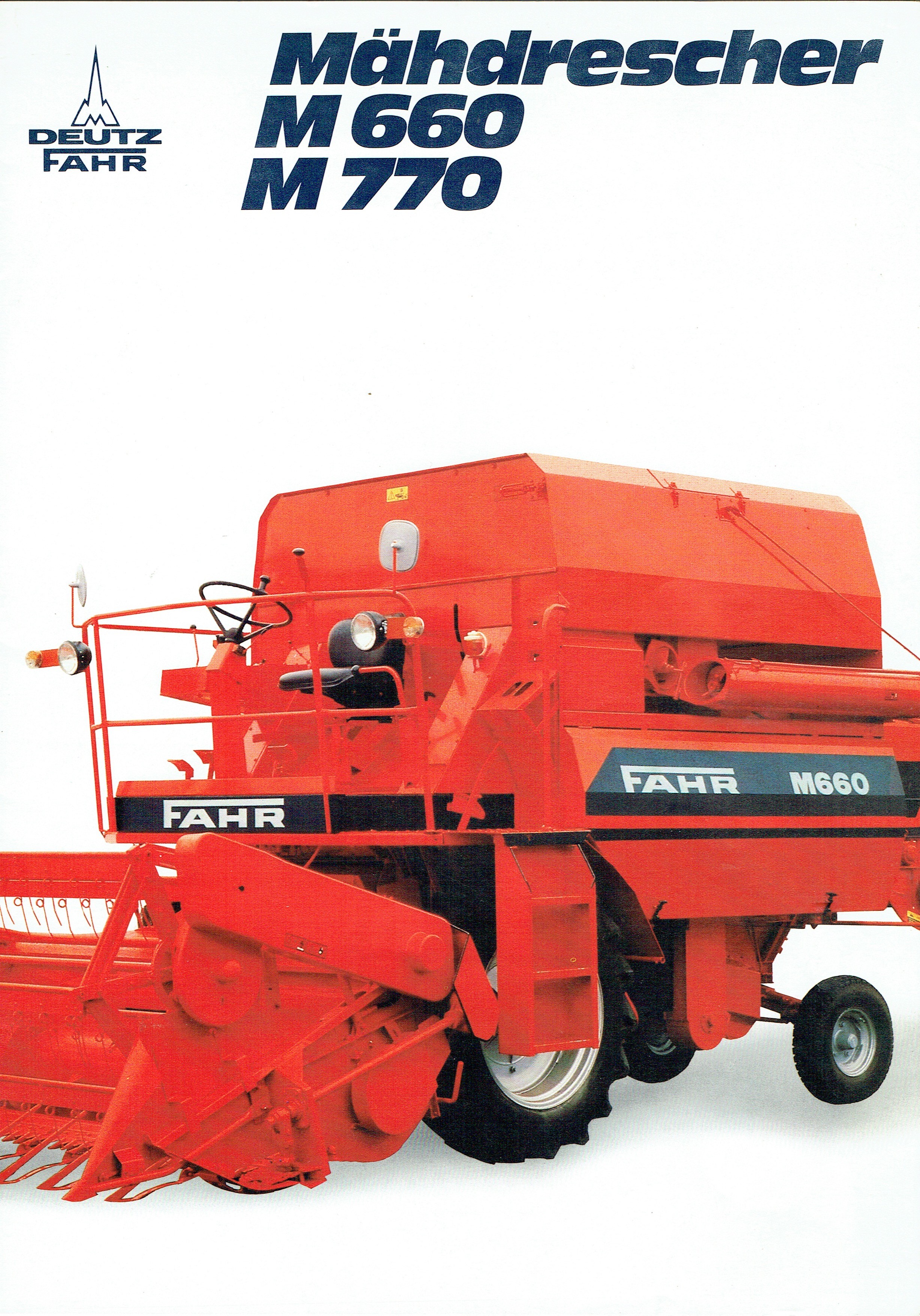 FAHR M660 / M770 :: Mähdrescherarchiv Kühnstetter :: museum-digital ...