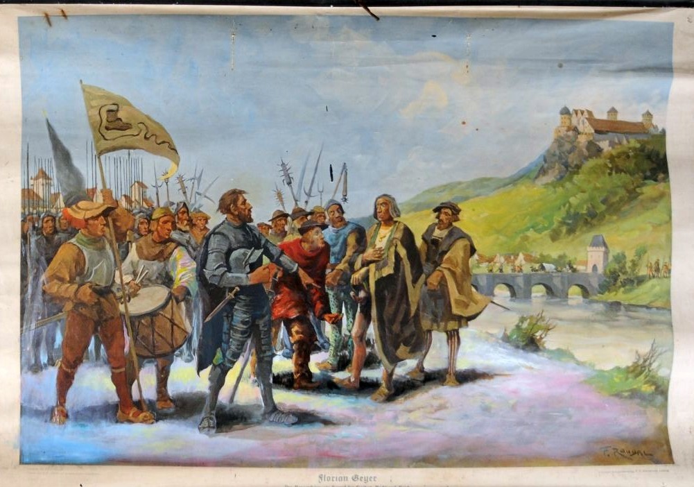 Lehrtafel: Florian Geyer in Würzburg :: Stadtmuseum Wangen im Allgäu ...