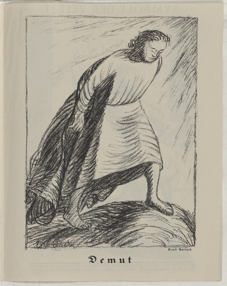 Demut, Illustration für die Zeitschrift "Der Bildermann ...