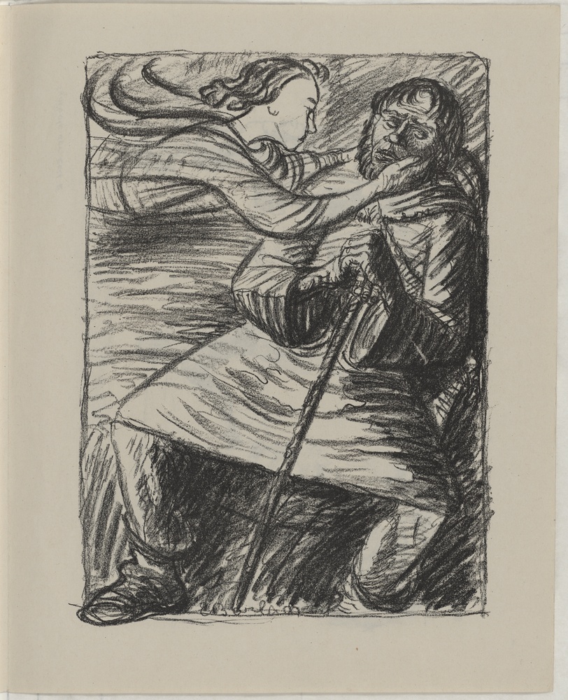 Der Müde, Illustration für die Zeitschrift "Der Bildermann ...